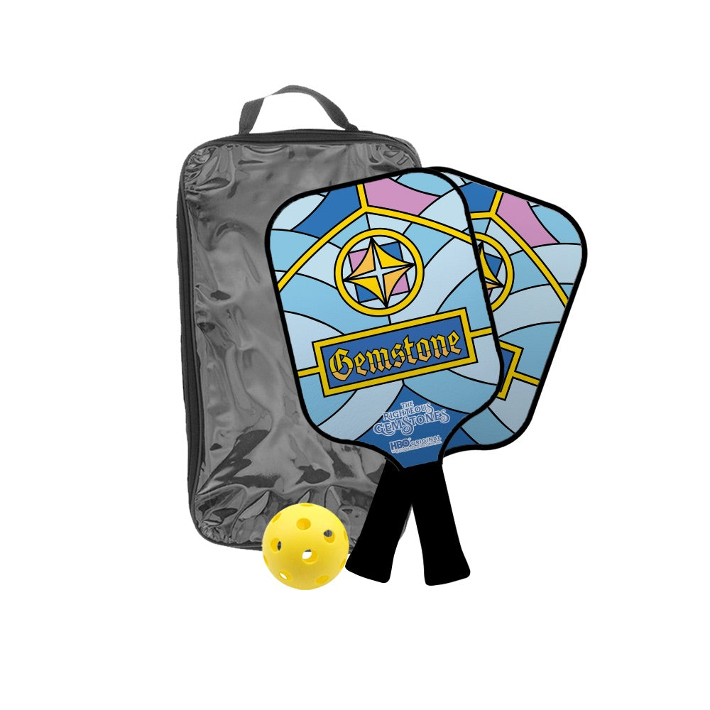The Righteous Gemstones Stained Glass Pickleball Set – HBO Shop