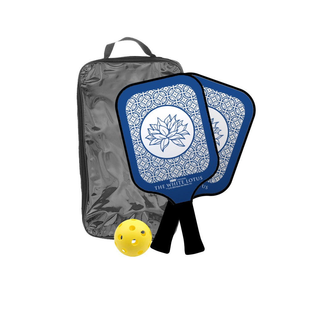 The White Lotus Pattern Pickleball Set – HBO Shop